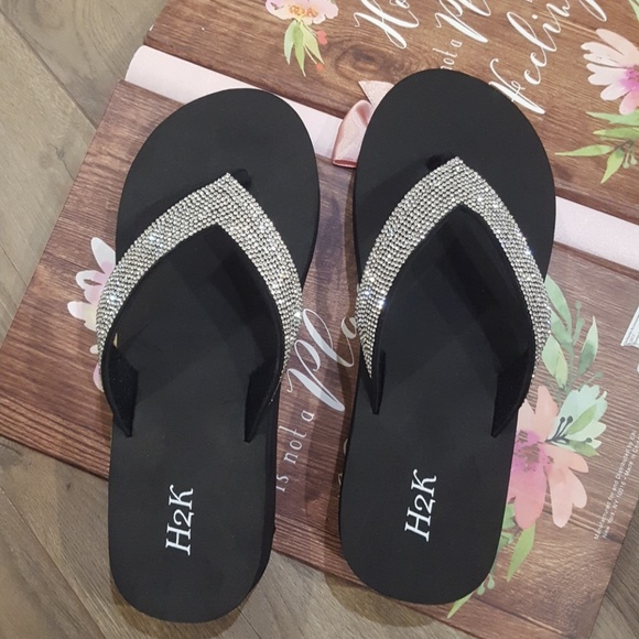 Shoes | Bling Bling Rhinestone Sparkle Slippers | Poshmark